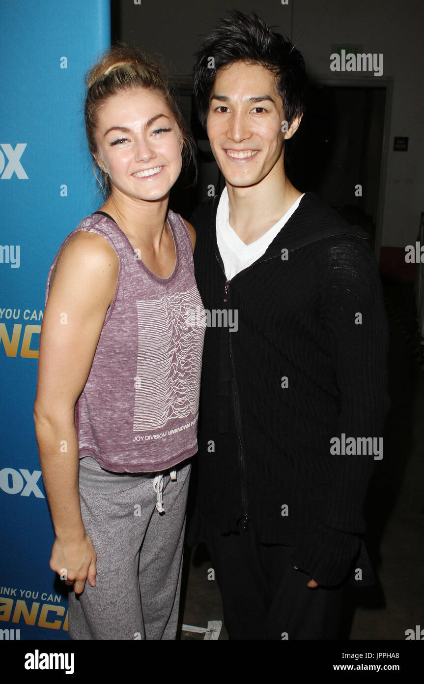 Lindsay Arnold & Cole Horibe at the taping of "So You Think You Can ...