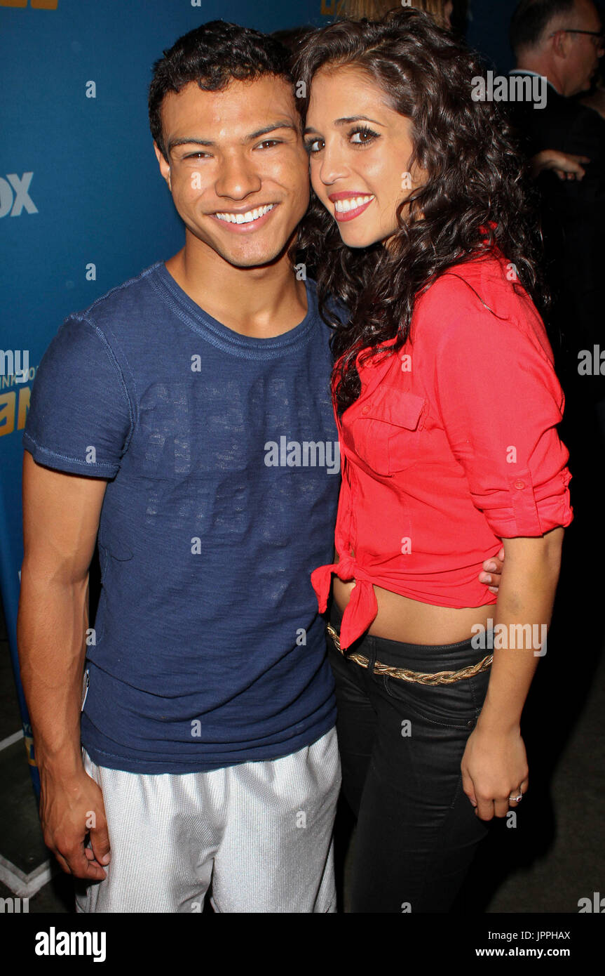 Dareian Kujawa & Janelle Issis at the taping of "So You Think You Can ...