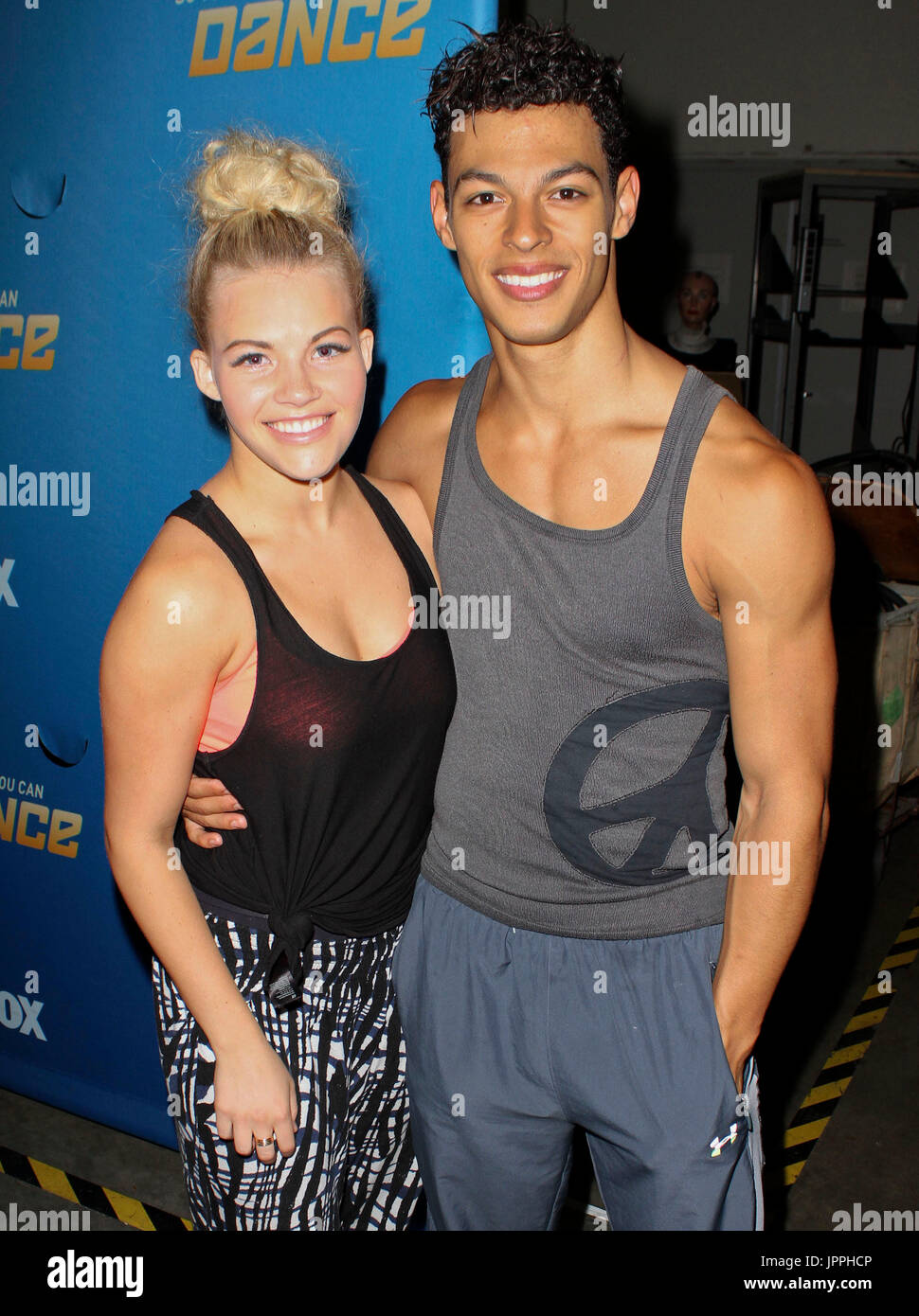 Whitney Carson & Chehon Wespitschopp at the taping of "So You Think You ...