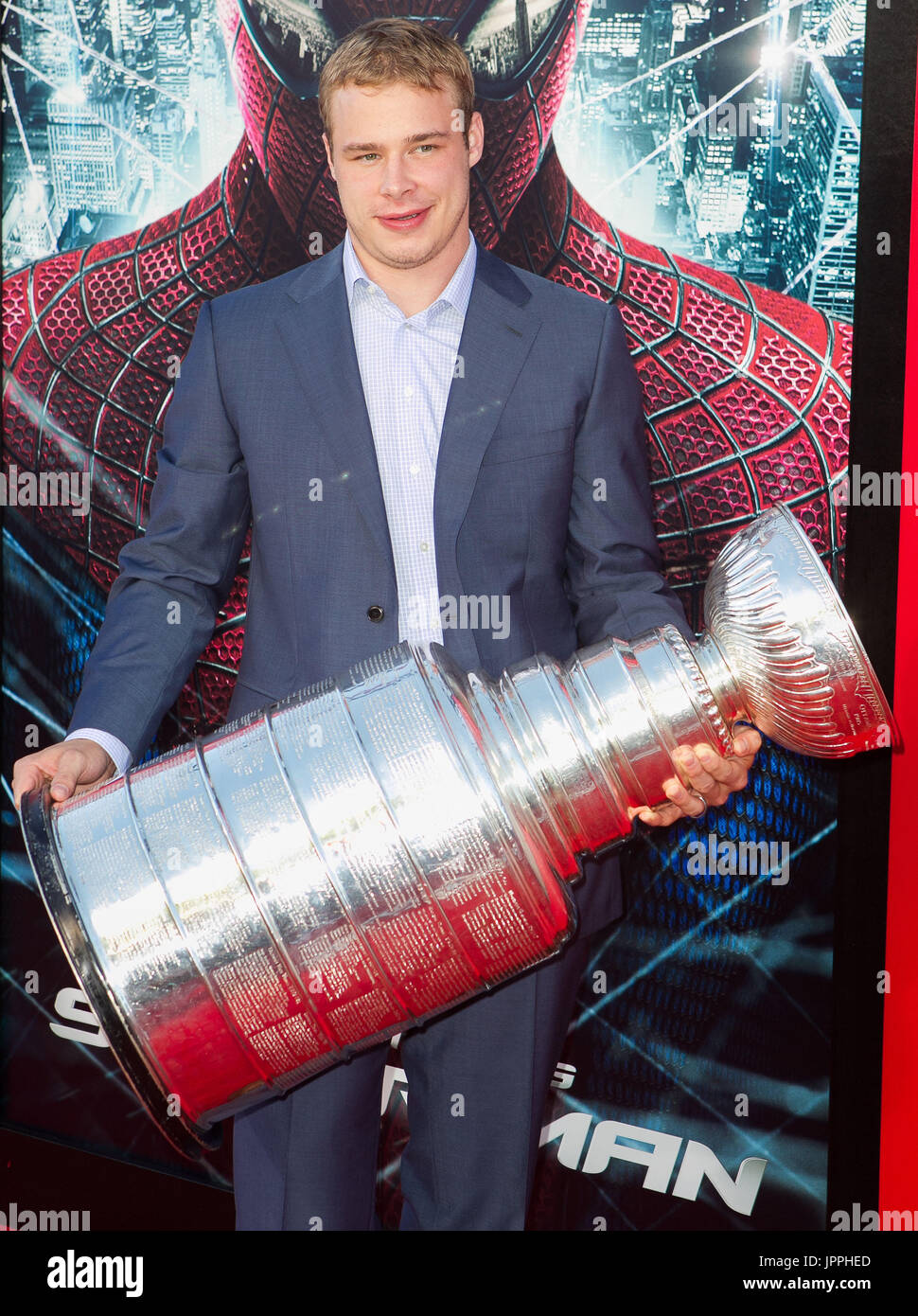 Dustin Brown - LA Kings Captain at the "The Amazing Spider-Man" Los ...
