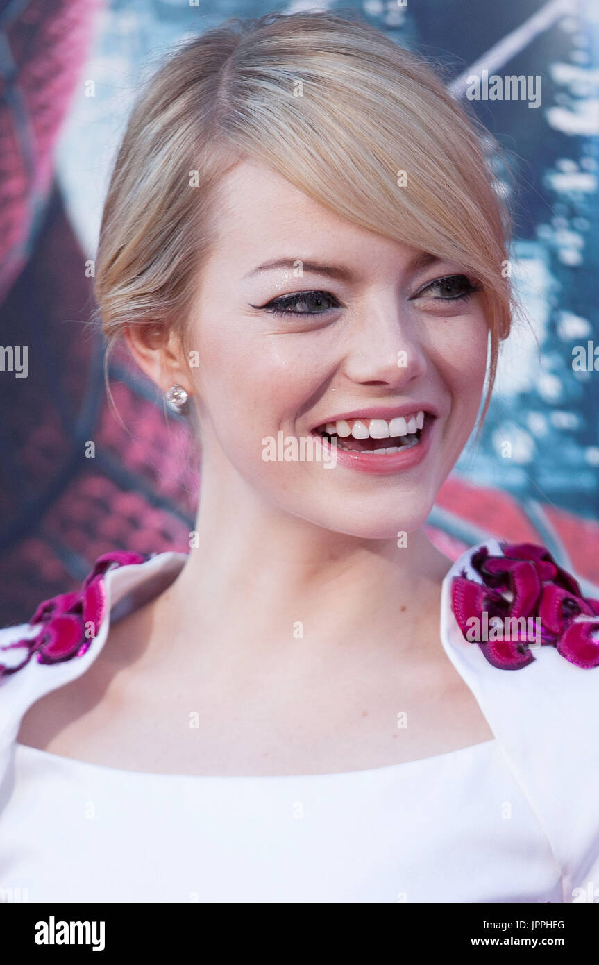 Emma Stone at the "The Amazing Spider-Man" Los Angeles Premiere held at the Regency Village ...