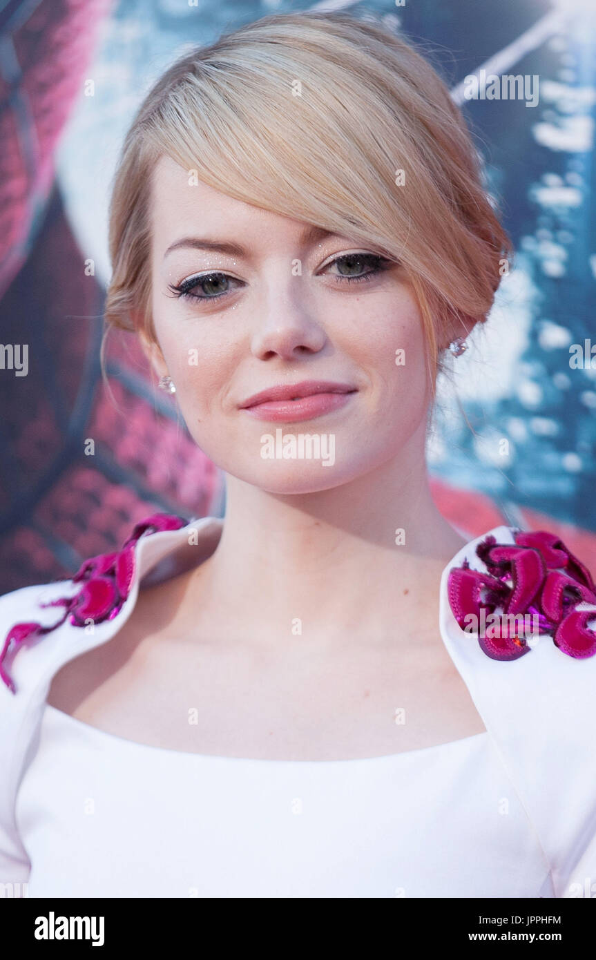 Emma Stone at the "The Amazing Spider-Man" Los Angeles Premiere held at the Regency Village ...