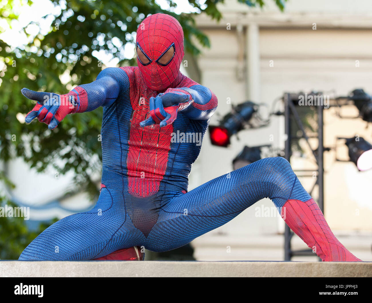 Spider-Man at the "The Amazing Spider-Man" Los Angeles Premiere held at ...