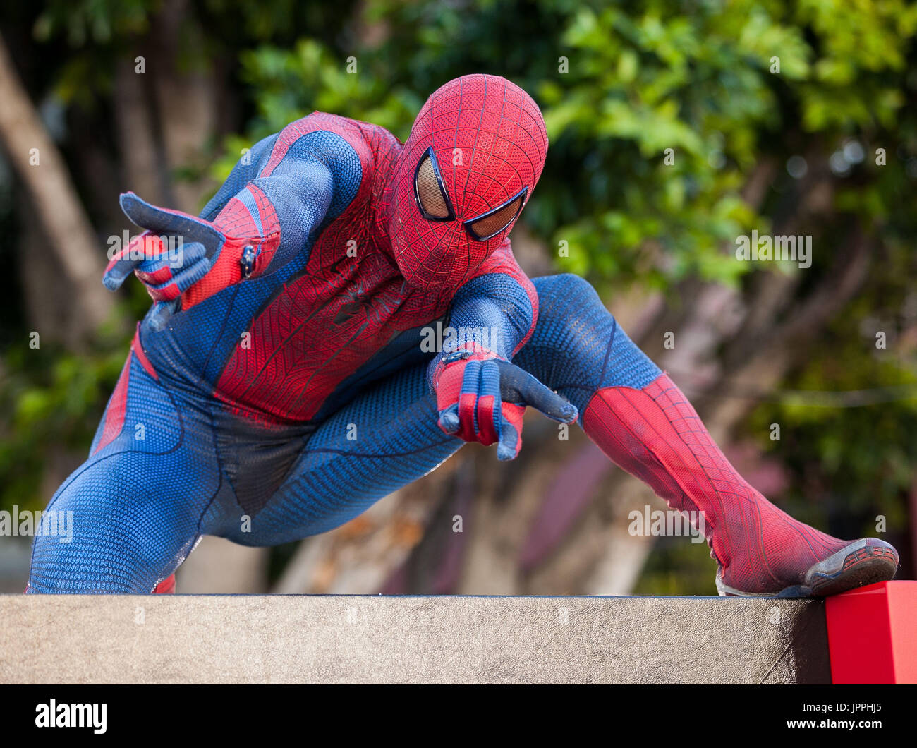 Spider-Man at the "The Amazing Spider-Man" Los Angeles Premiere held at ...