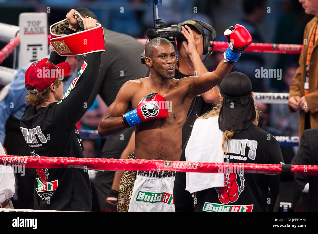 Jeffrety Mathebula at the Top Rank Presents DONAIRE VS. MATHEBULA Fight ...