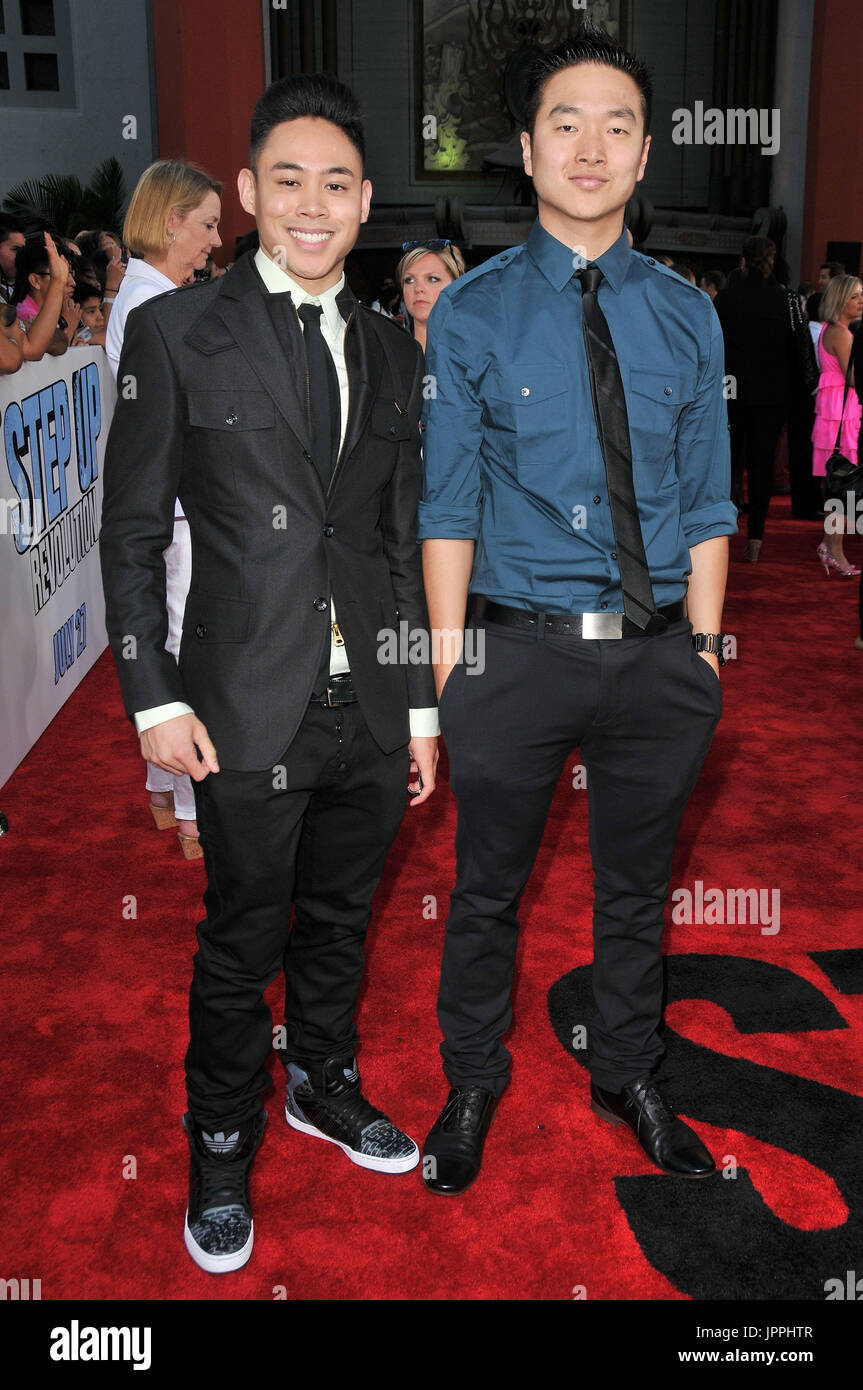 Dancers Justin Jet Li Valles & Mike Song at the "Step Up Revolution ...