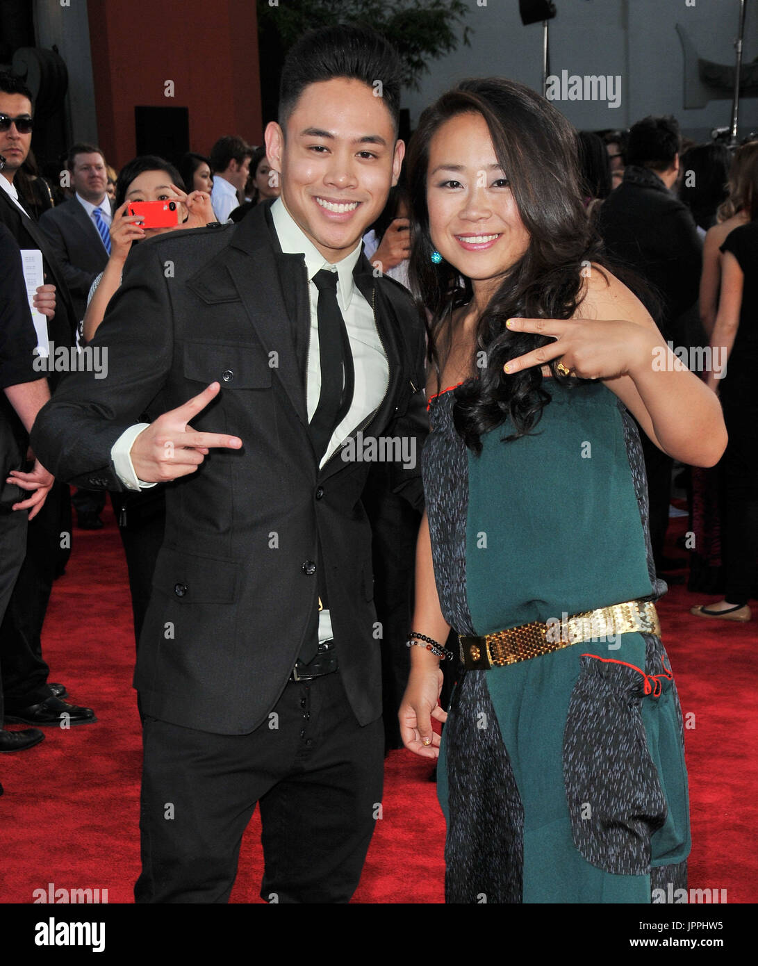 Justin Jet Li Valles & Mari Koda at the "Step Up Revolution" Los ...