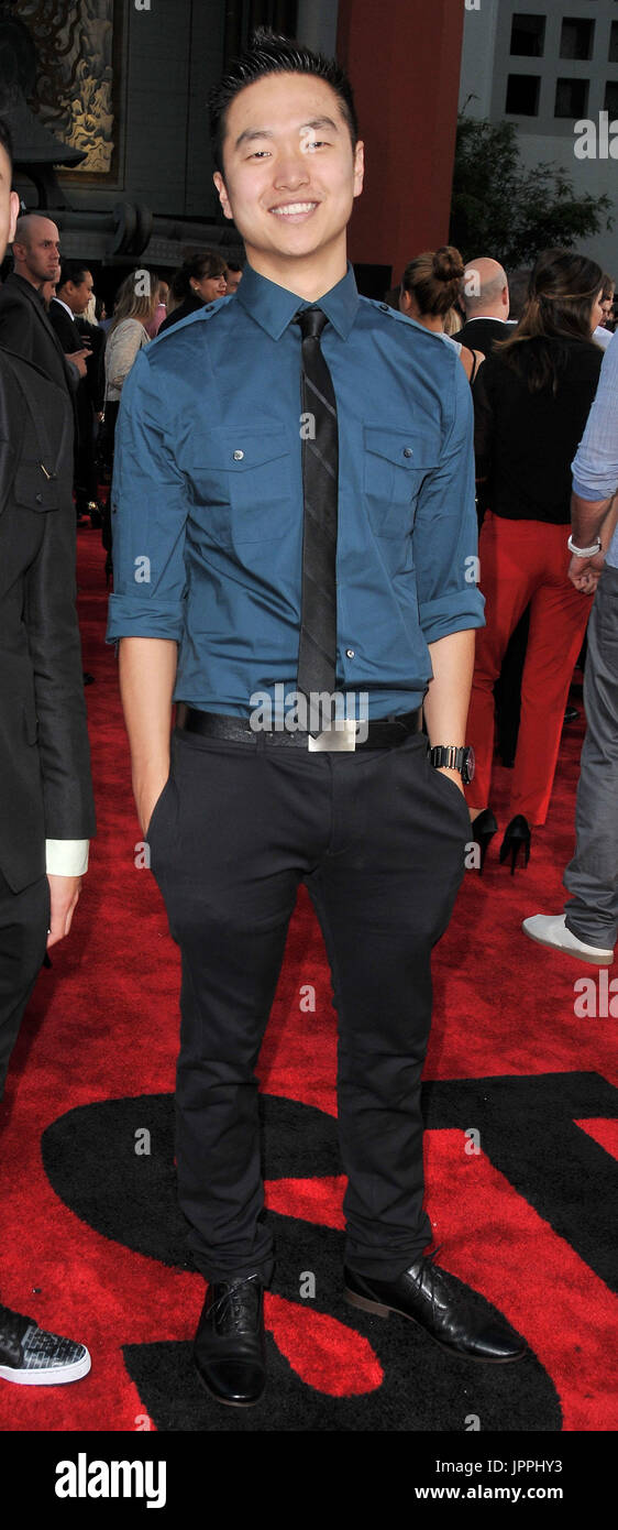 Dancer Mike Song at the "Step Up Revolution" Los Angeles Premiere held ...