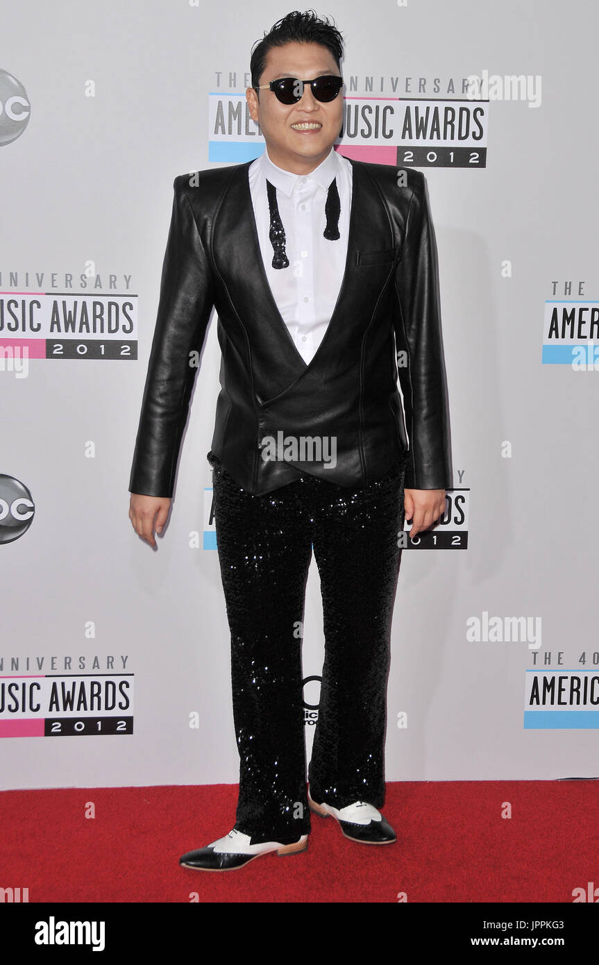 PSY at The 40th Anniversary American Music Awards held at Nokia Theatre ...
