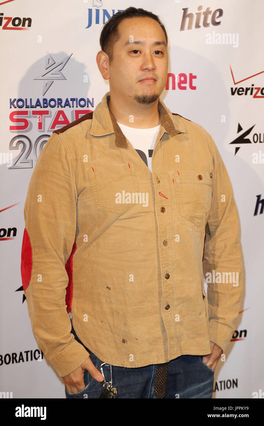 Joe Hahn of Linkin Park at KOLLABORATION STAR 2012 The Finale - Arrivals at the Alex Theater in ...