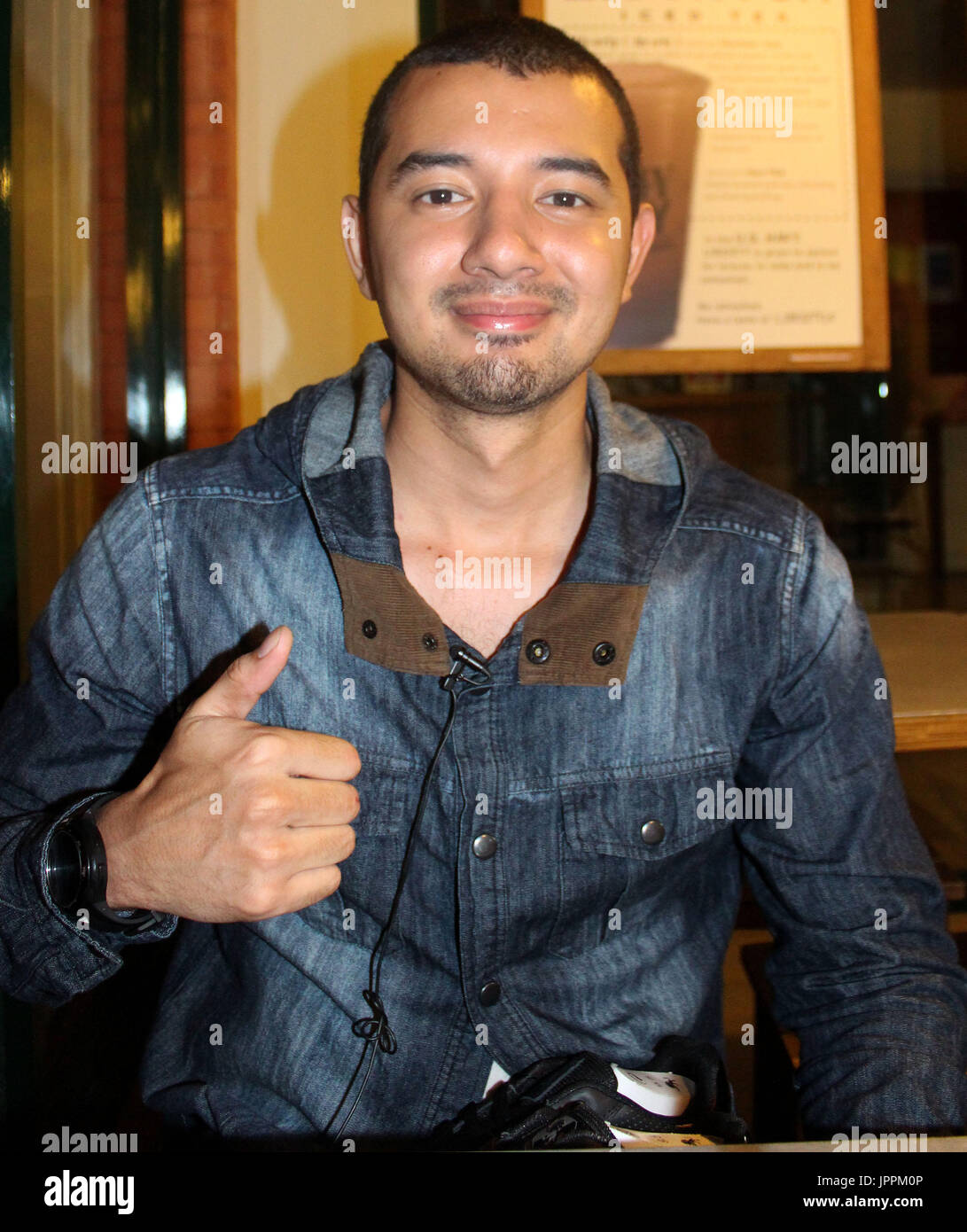 John Paul Duray of "Eat Bulaga's Mr. Pogi" at Army Navy Restaurant in ...