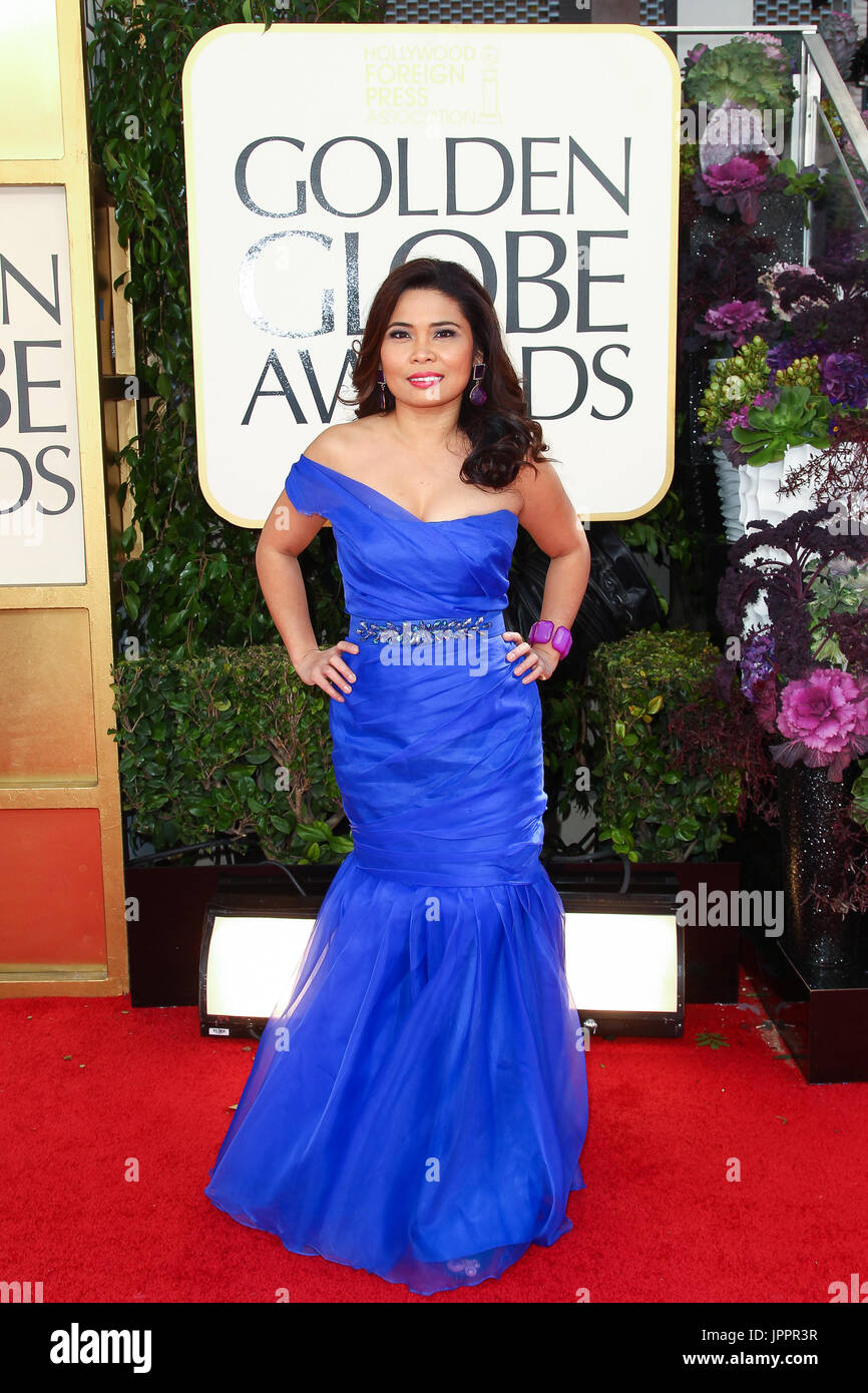 Yong Chavez arrives to the 70th Annual Golden Globe Awards held at the ...
