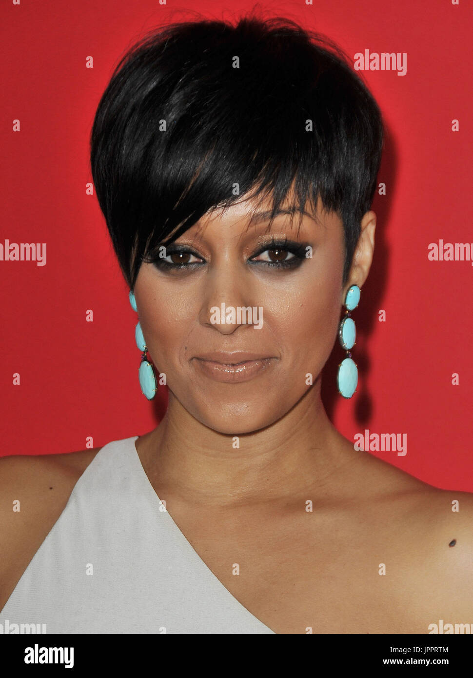 Tia Mowry-Hardrict at the "Warm Bodies" Los Angeles Premiere held at ...