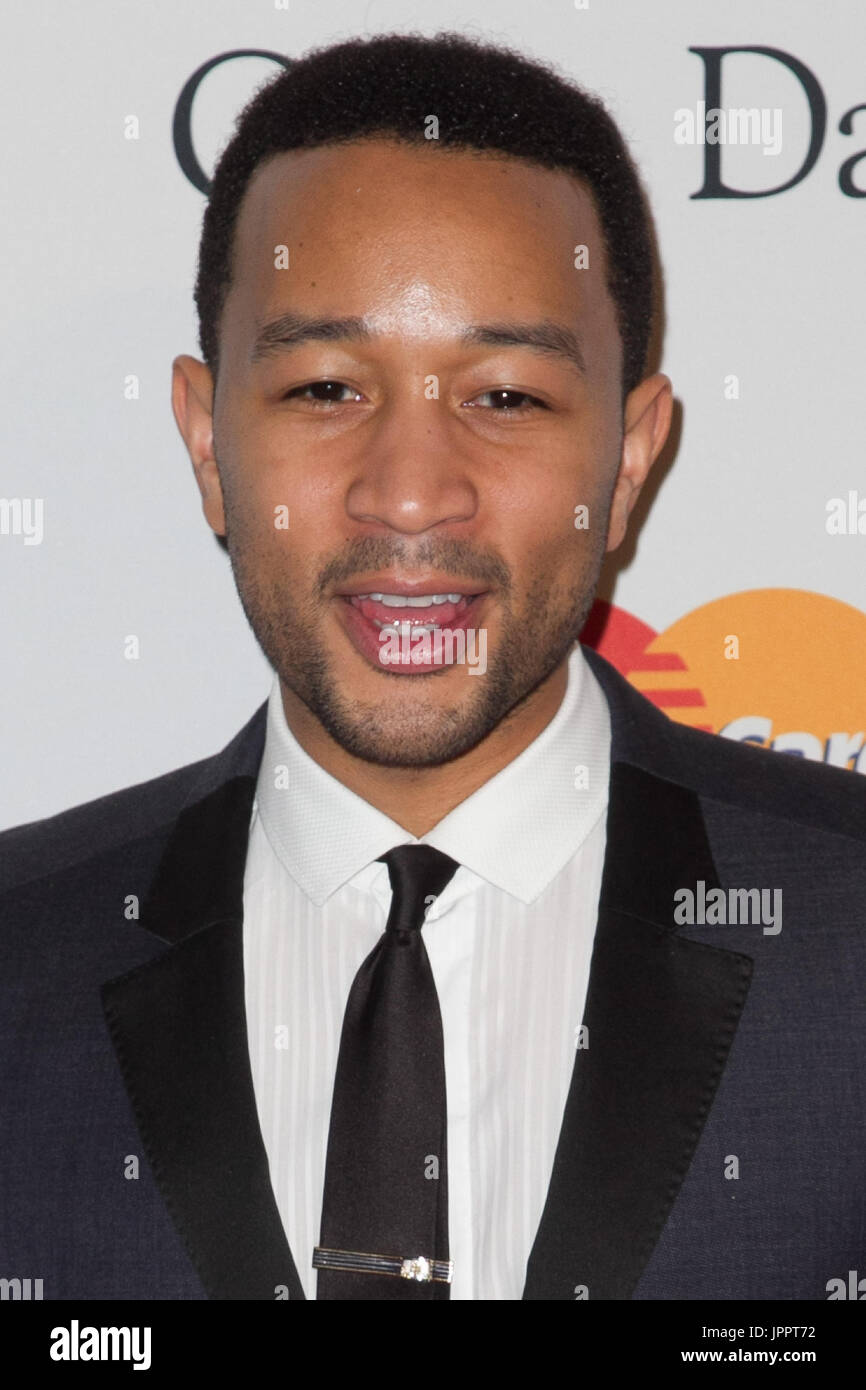 John Legend arrives at Clive Davis & The Recording Academy's 2013 Pre ...