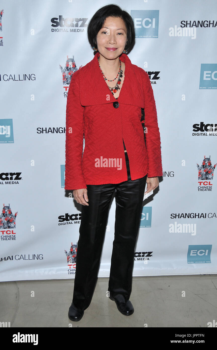 Elizabeth Sung at the "Shanghai Calling" Los Angeles Premiere held at ...