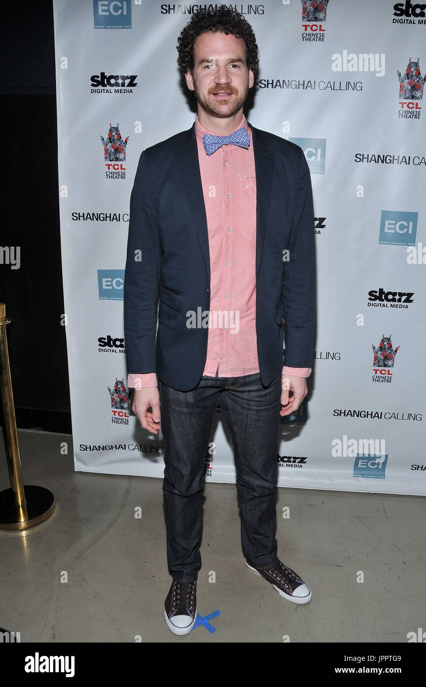 Sean Gallagher at the "Shanghai Calling" Los Angeles Premiere held at ...