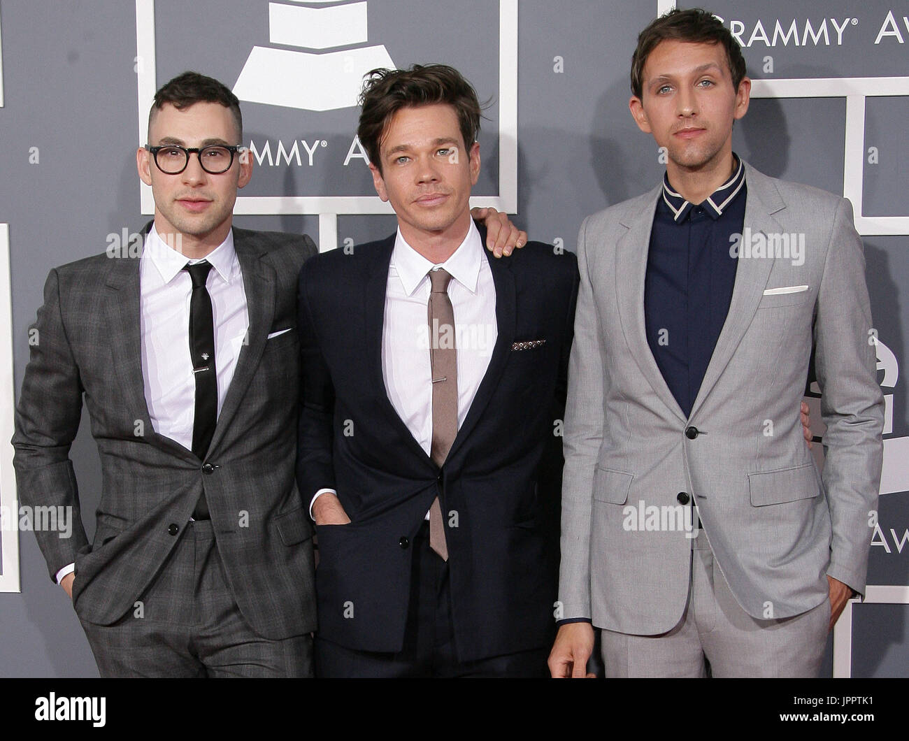 Fun at the 55th Annual Grammy Awards held at the Staples Center in Los ...