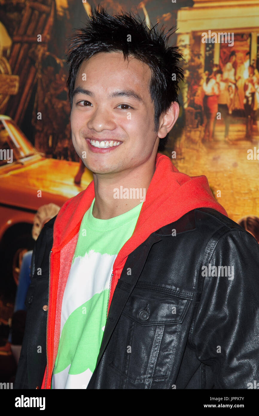 Osric Chau arrives at the Premiere of Paramount Pictures' 'Fun Size' at ...