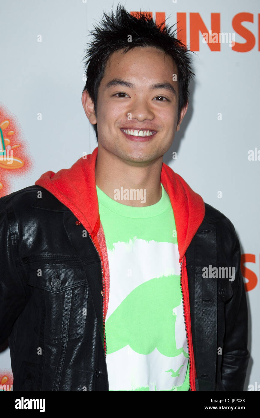 Osric Chau arrives at the Premiere of Paramount Pictures' 'Fun Size' at ...