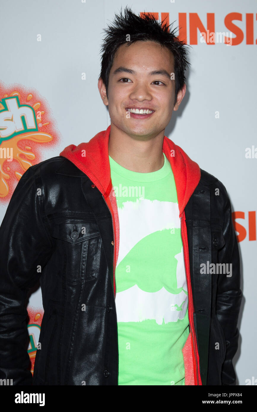 Osric Chau arrives at the Premiere of Paramount Pictures' 'Fun Size' at ...