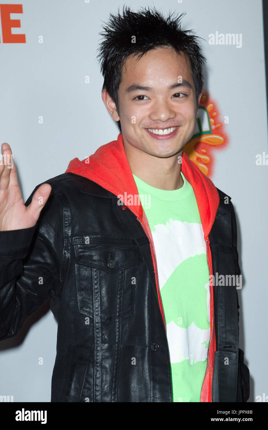 Osric Chau arrives at the Premiere of Paramount Pictures' 'Fun Size' at ...