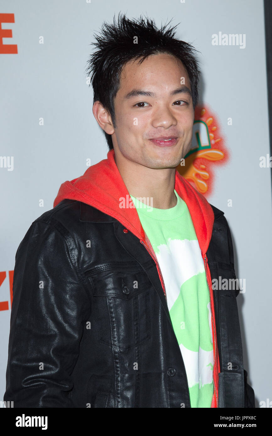 Osric Chau arrives at the Premiere of Paramount Pictures' 'Fun Size' at ...