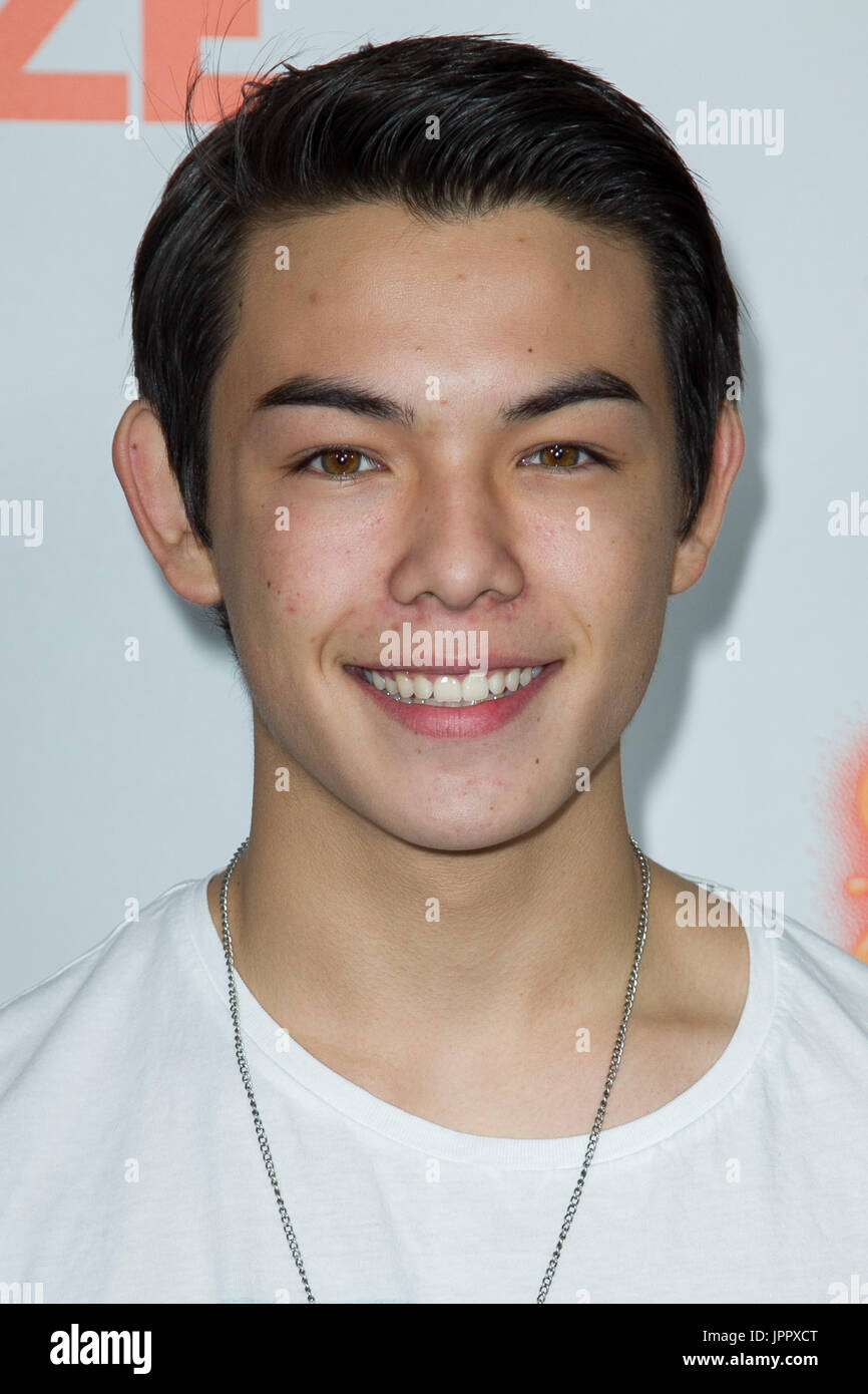 Ryan Potter arrives at the Premiere of Paramount Pictures' 'Fun Size ...