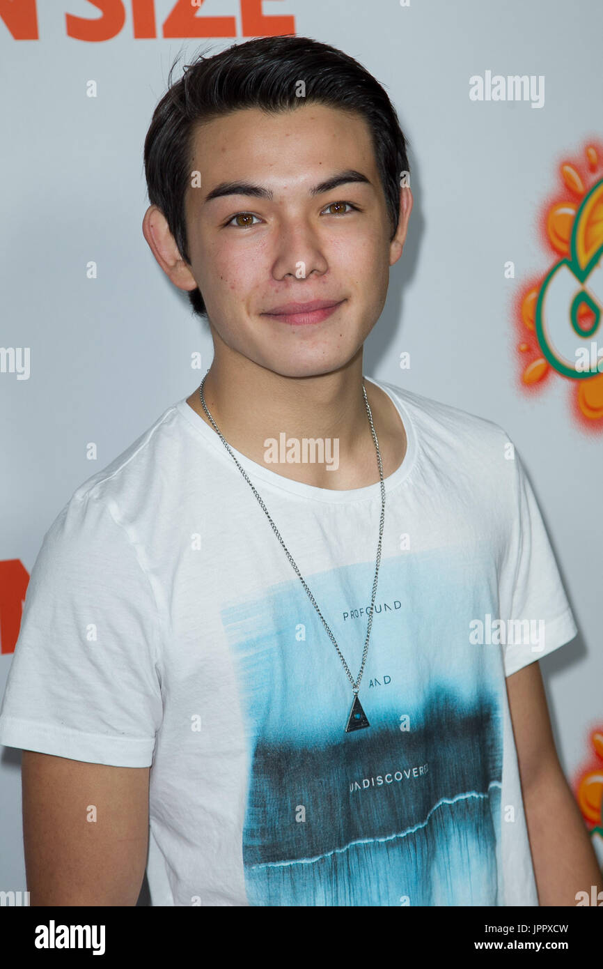 Ryan Potter arrives at the Premiere of Paramount Pictures' 'Fun Size ...