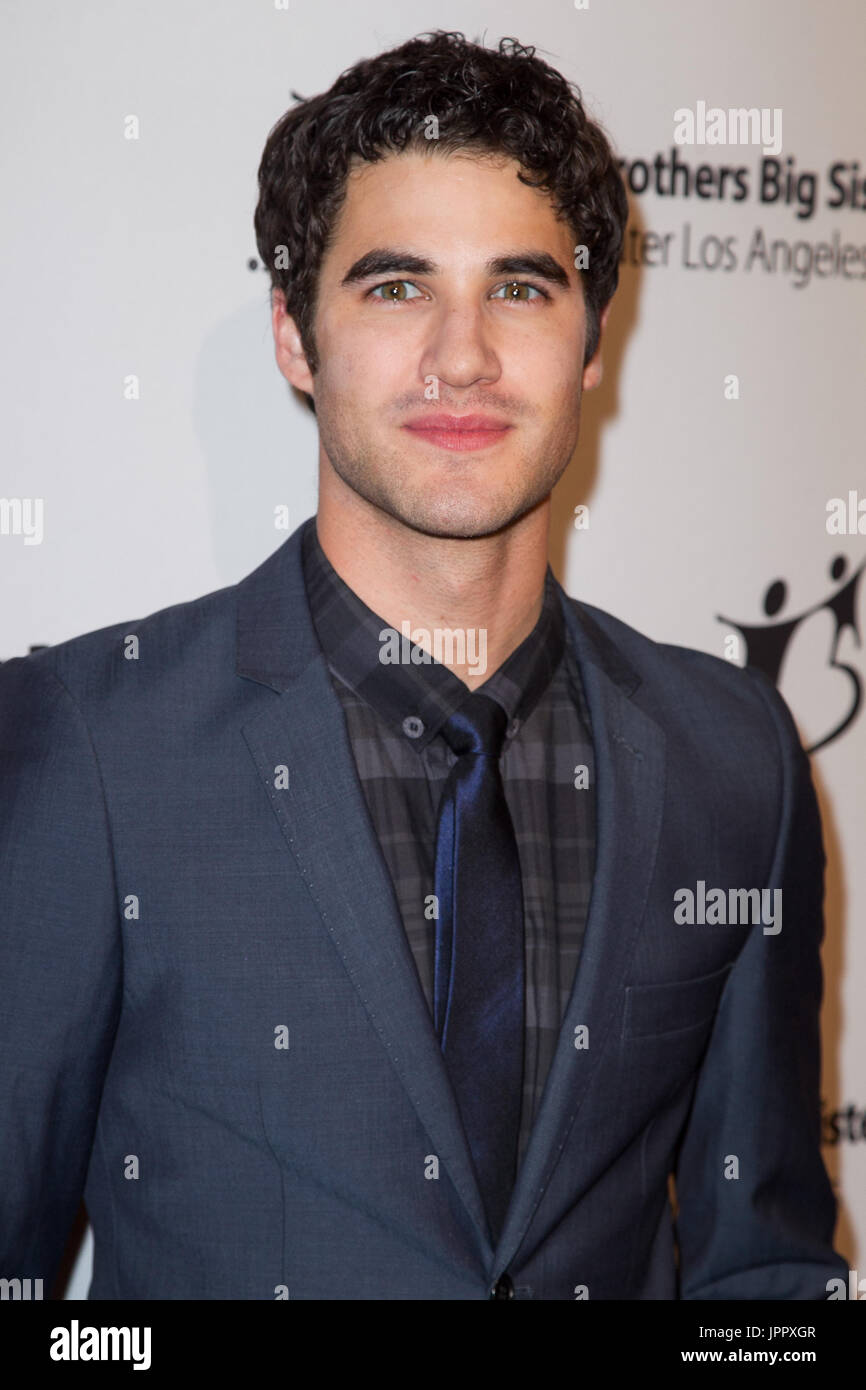 Darren Criss Actress Lea Michele attends Big Brother Big Sisters Of ...