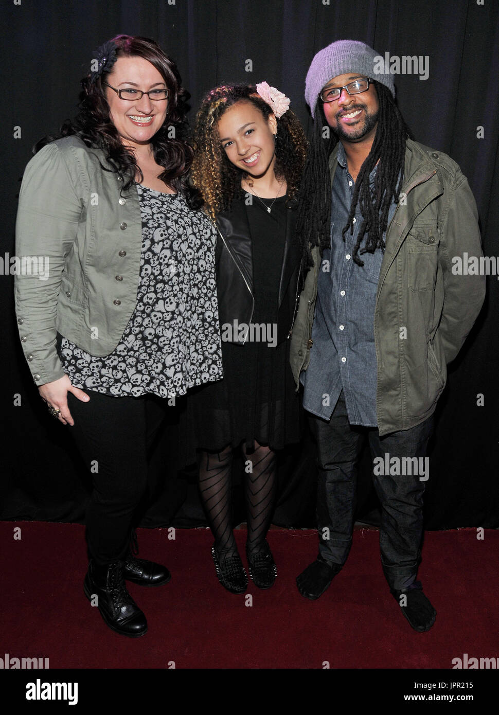 Marlee Hightower with her Parents at the World Of Dance 2013 Industry ...
