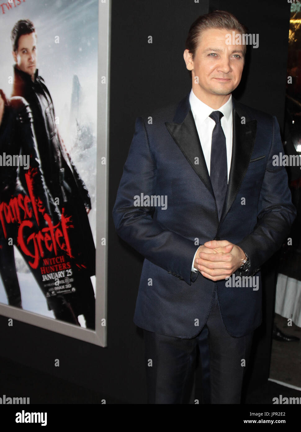 Jeremy Renner at the "Hansel and Gretel Witch Hunters" Los Angeles ...