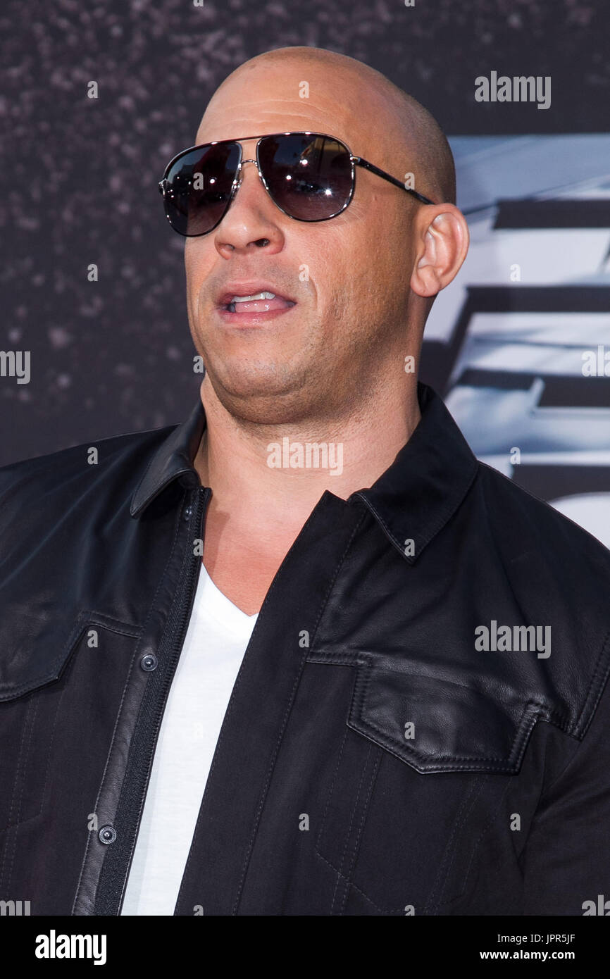 Vin Diesel arrives at the premiere of Universal Pictures' 'Fast ...