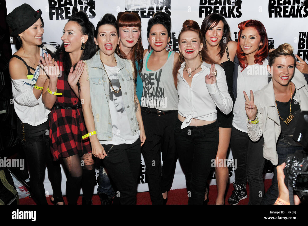 The Beat Freaks - Rino Nakasone, Lindsey Blaufarb, Julie Urich AKA Lady Jules, Keeley Kaukimoce ...