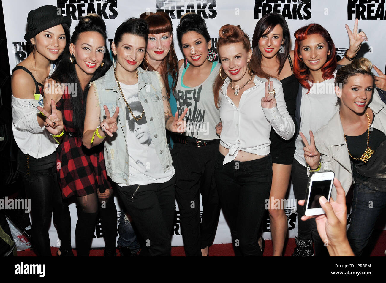 The Beat Freaks - Rino Nakasone, Lindsey Blaufarb, Julie Urich AKA Lady Jules, Keeley Kaukimoce ...
