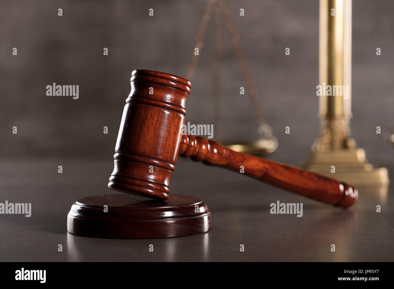Law symbols. Gavel. Law concept background. Place for text Stock Photo ...