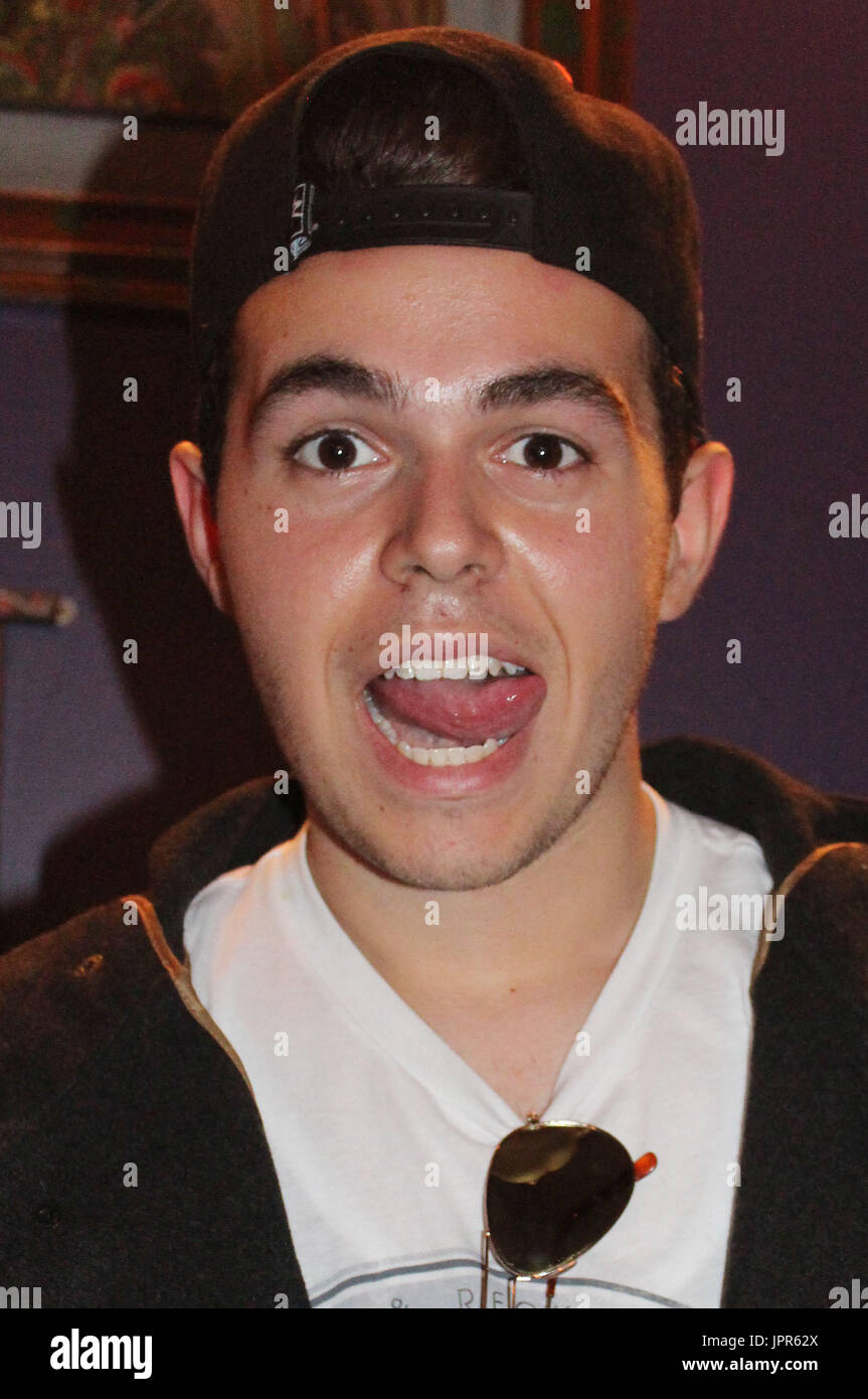 James Yammouni of The Janoskians backstage at the Janoskians Not A ...