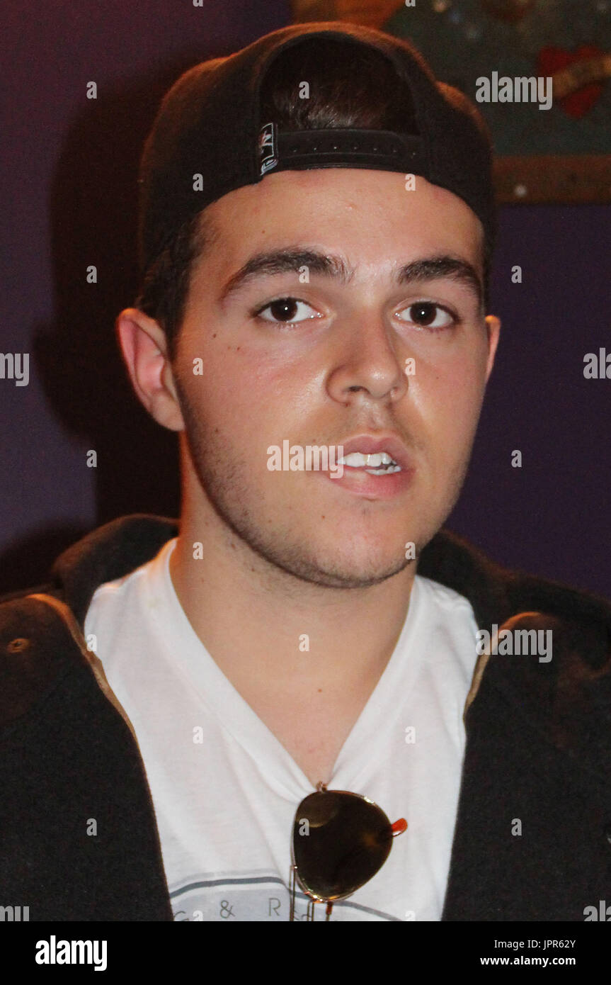 James Yammouni of The Janoskians backstage at the Janoskians Not A ...