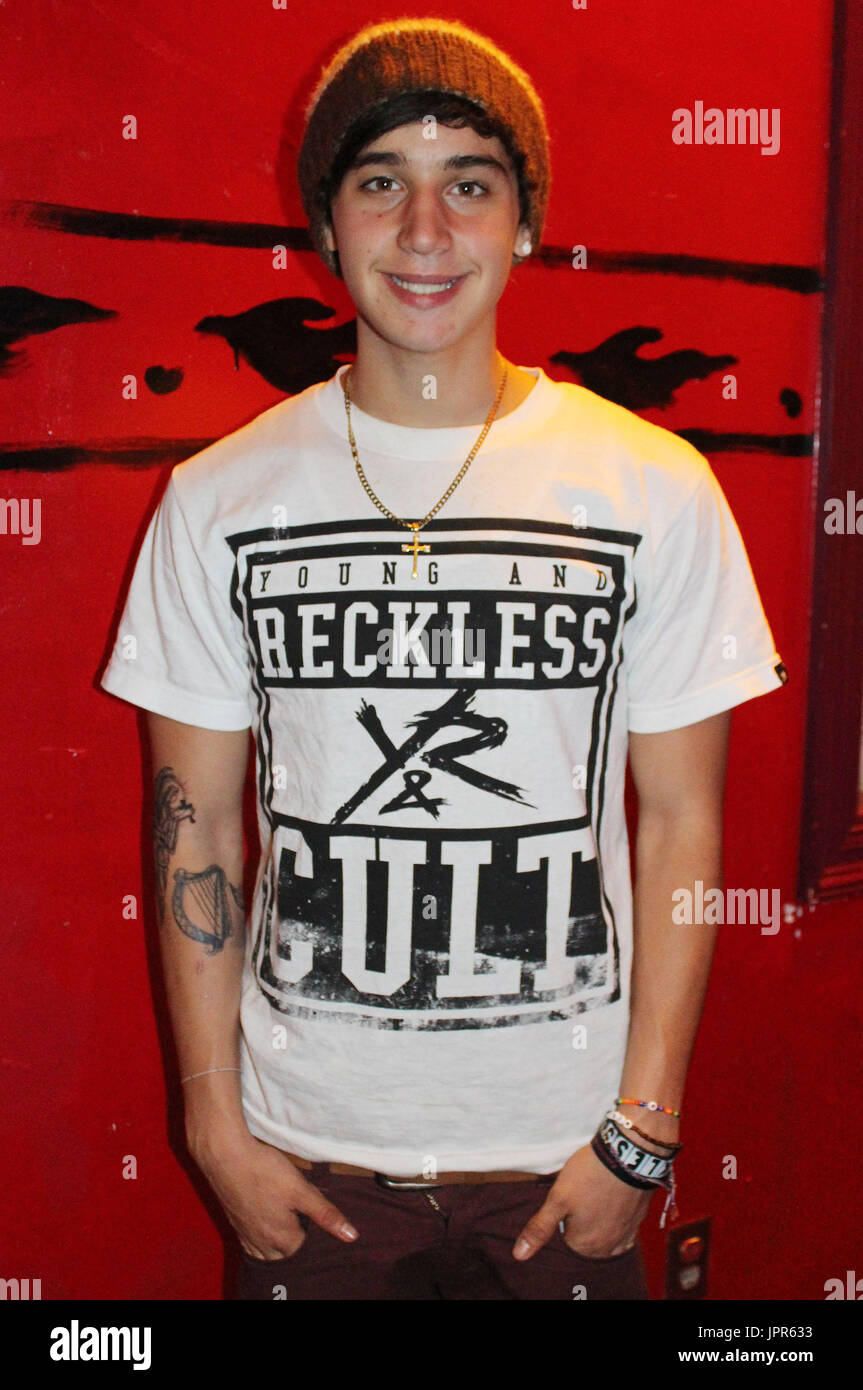 Jai Brooks of The Janoskians backstage at the Janoskians Not A Boyband ...