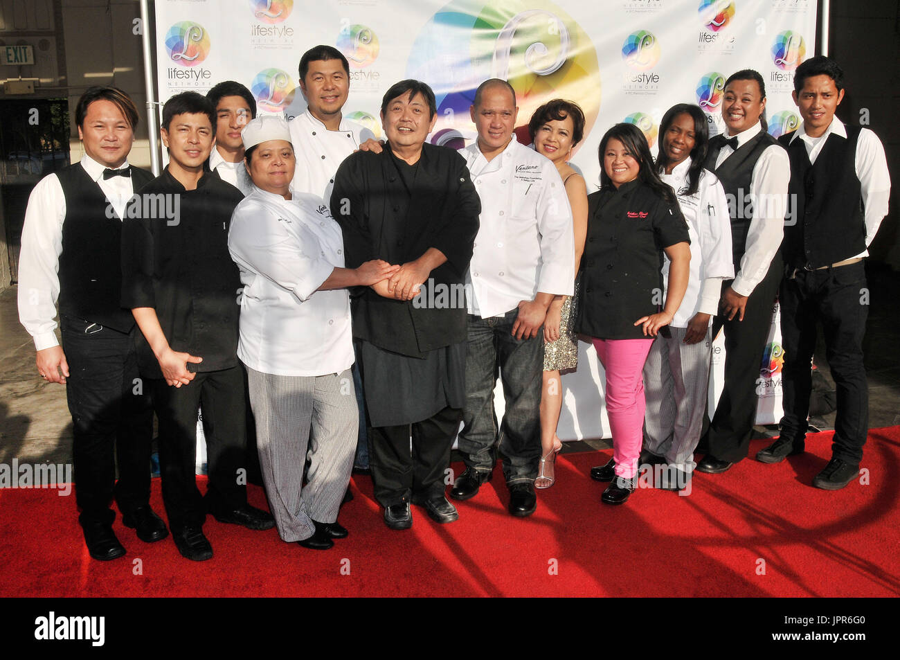 Chef Lem Balagot& Chef Rudy Janeo Jr with their Staff at ABS-CBN's ...