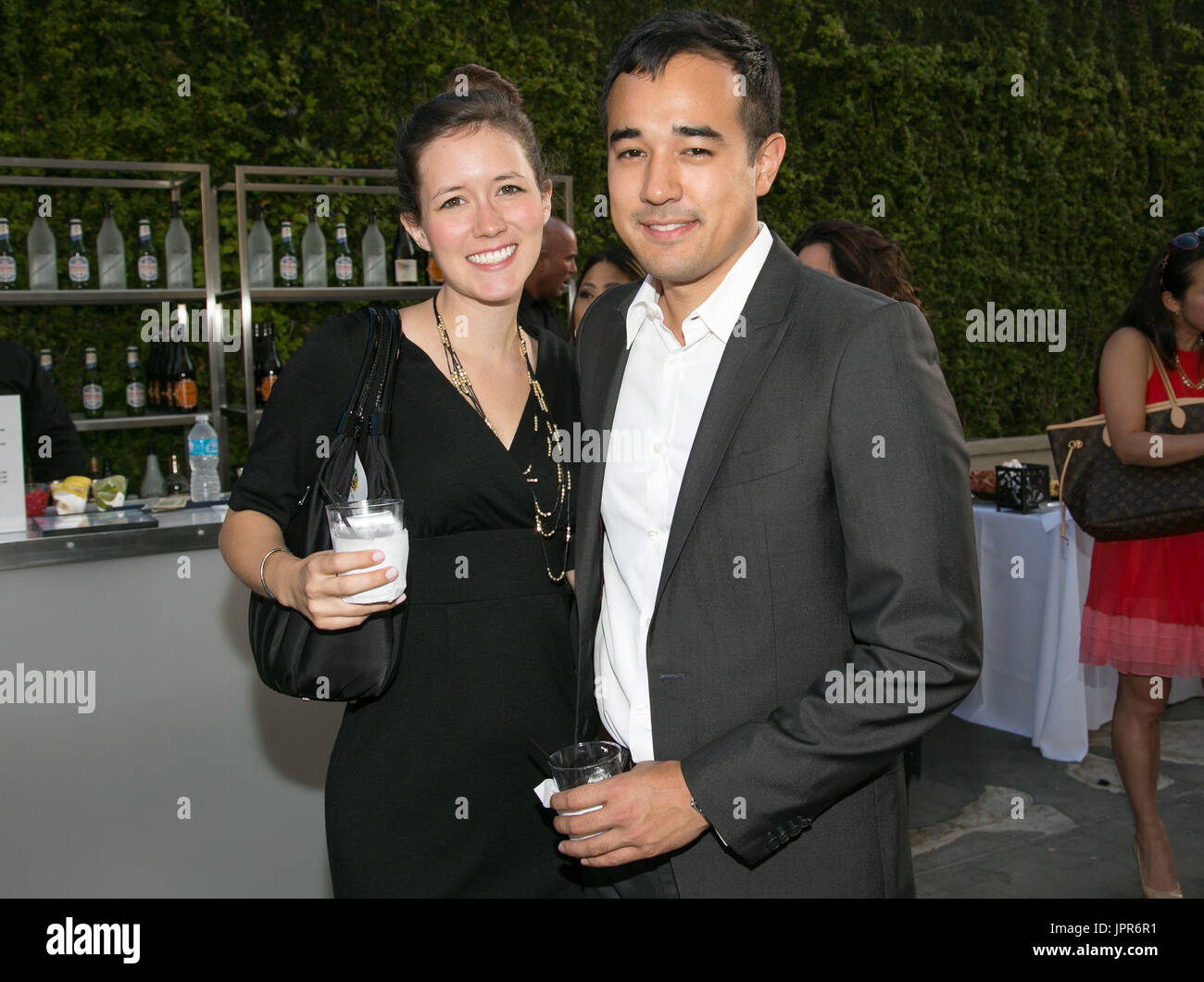 Sarah Myers & Han West at ABS-CBN's LIFESTYLE NETWORK Los Angeles ...