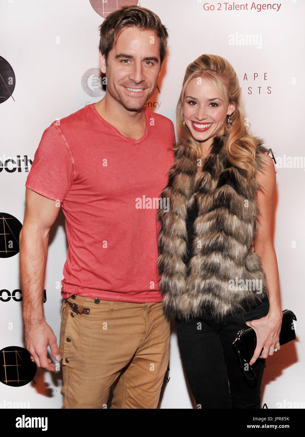Cory Anderson & Tyne Stecklein at "ANONYMOUS" - Arrivals held at The El ...