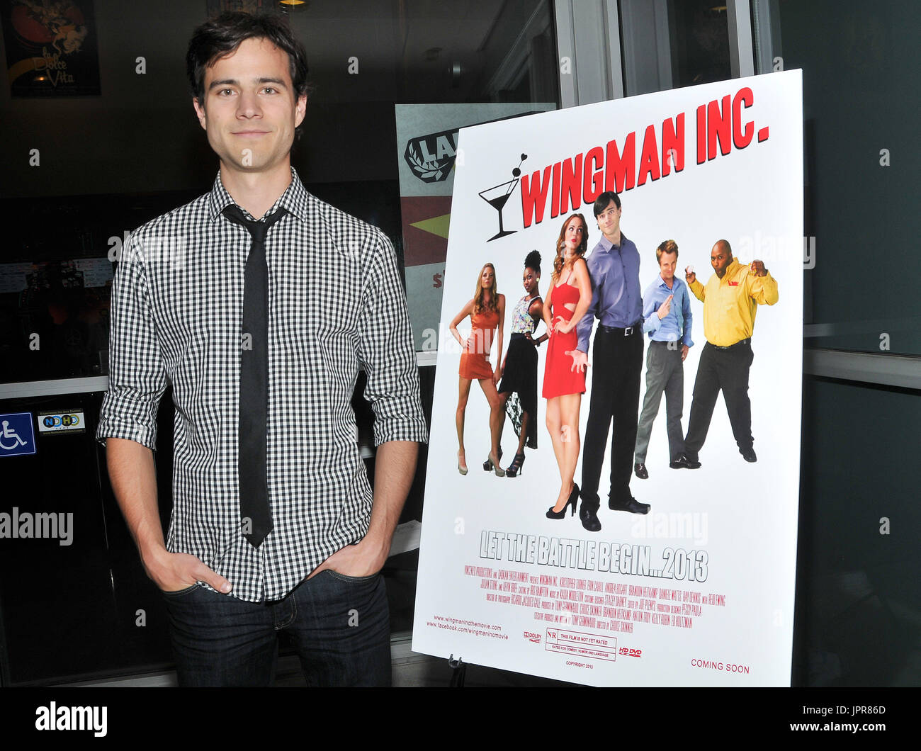 Actor Kristopher Turner at the "Wingman Inc." Premiere held at the Laemmle Noho 7 in North ...