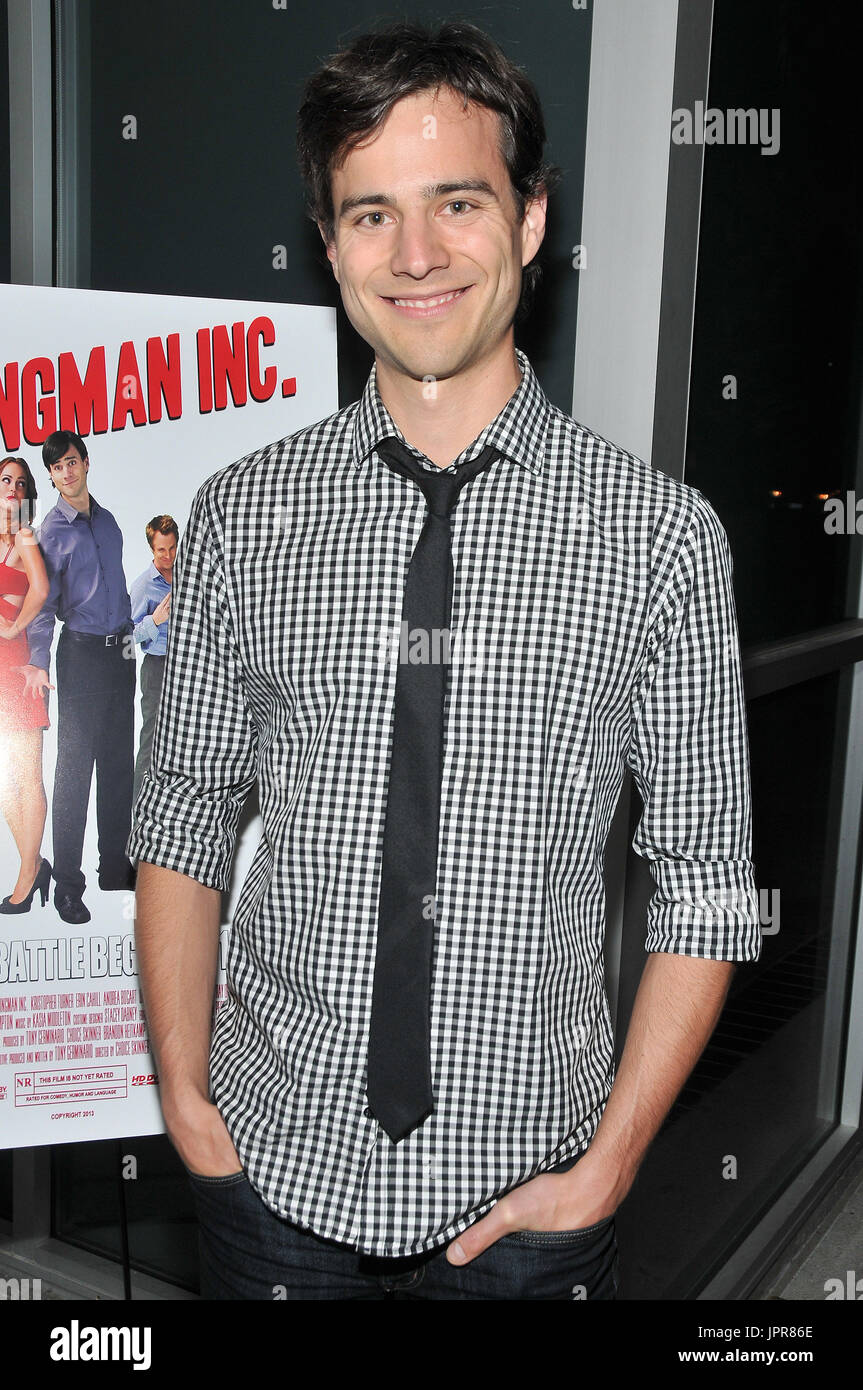Actor Kristopher Turner at the "Wingman Inc." Premiere held at the ...