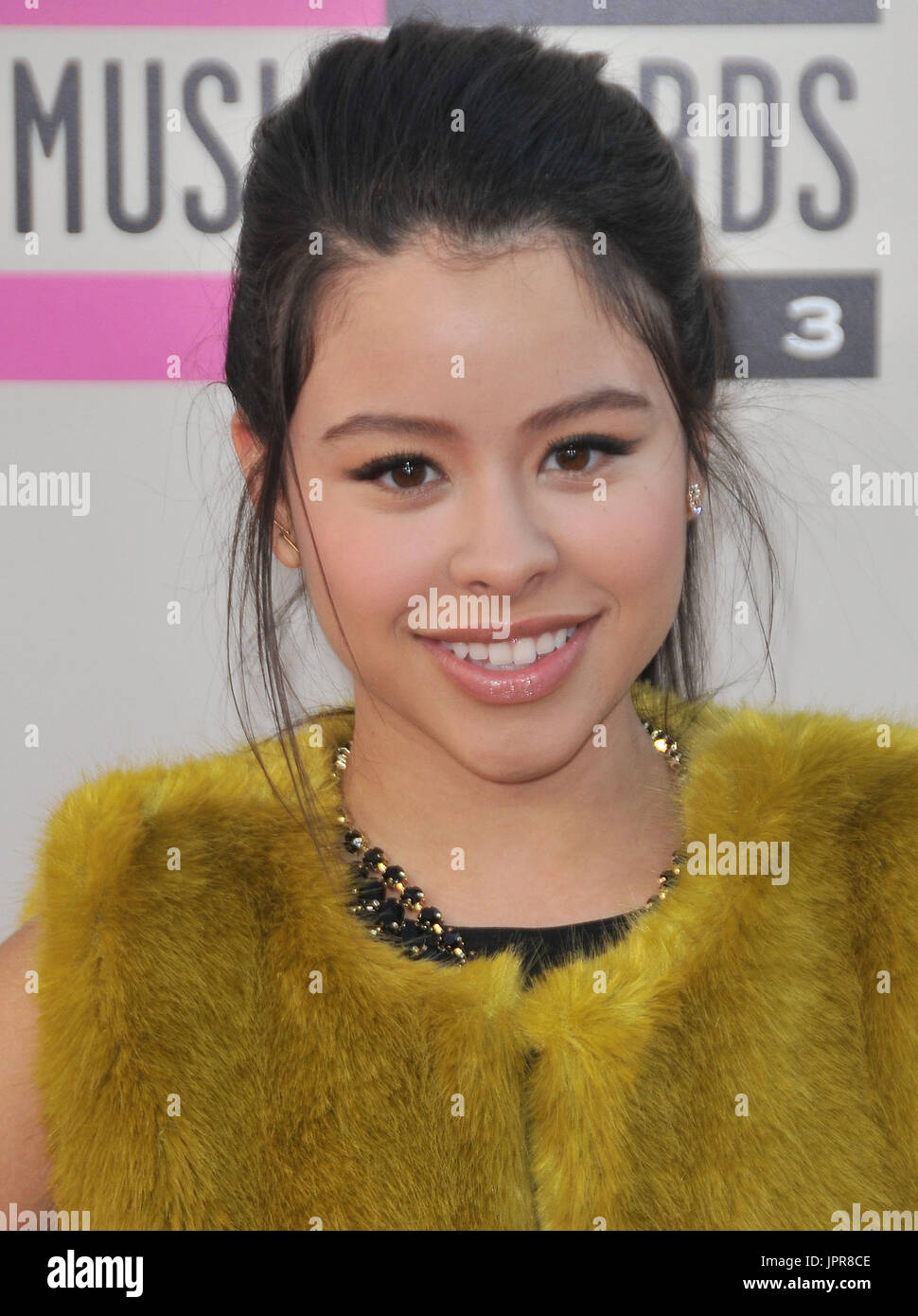 Cierra Ramirez at the 2013 American Music Awards held at the Nokia ...