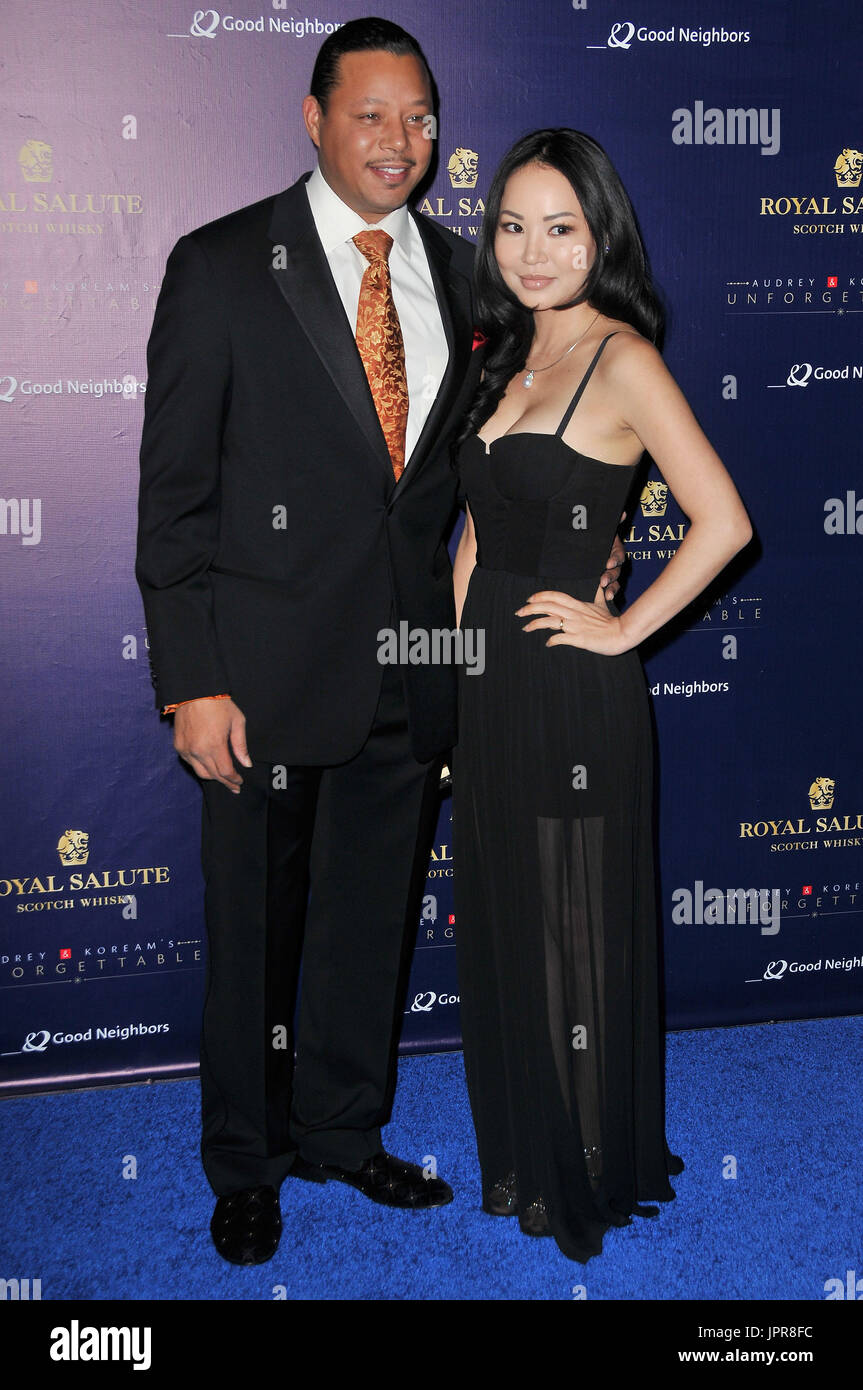 Terrance Howard & Wife Miranda at the KoreAm Journal & Audrey Magazine ...