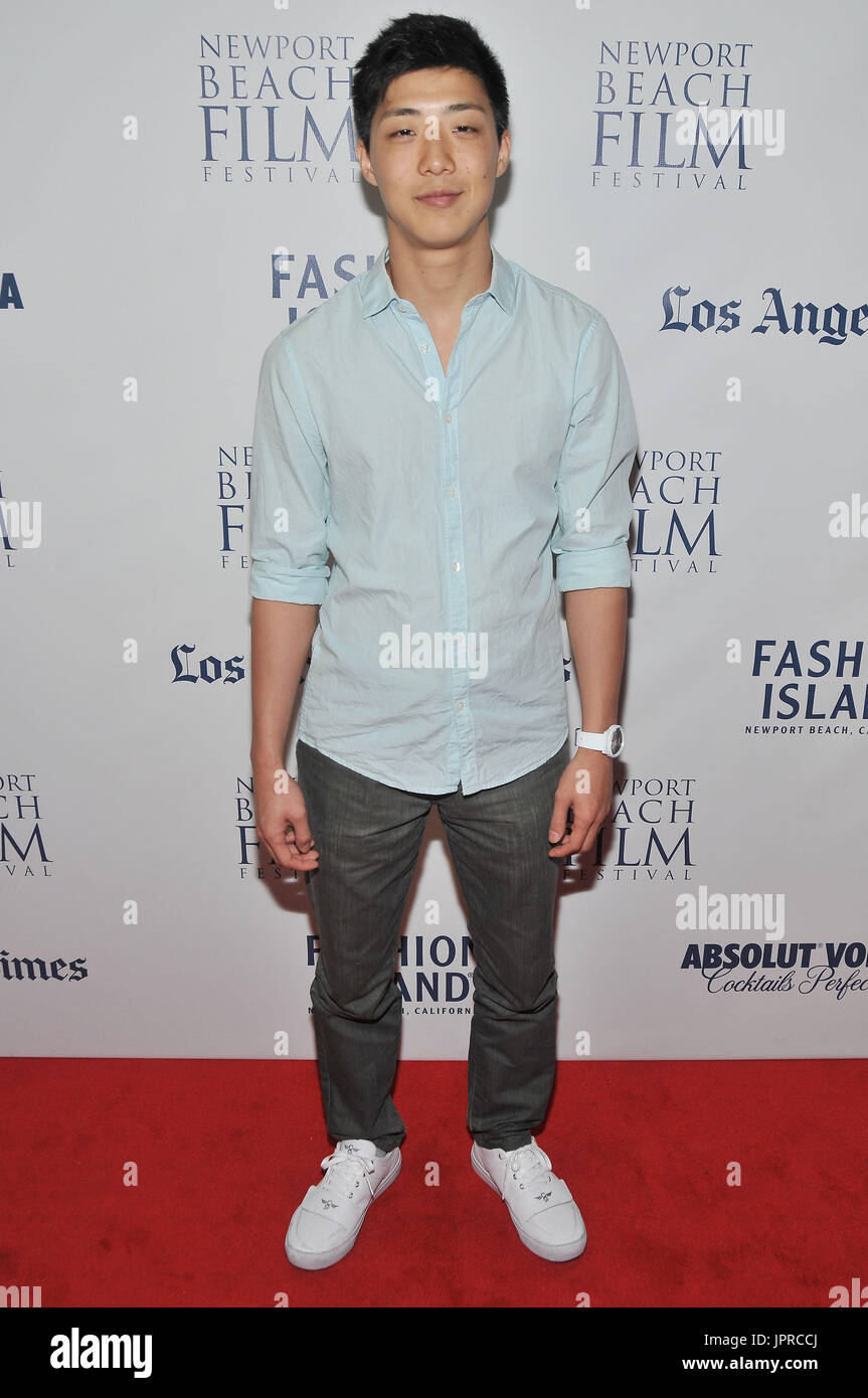 Justin Lee at the 2013 Newport Beach Film Festival - "ALAGWA" Premiere ...