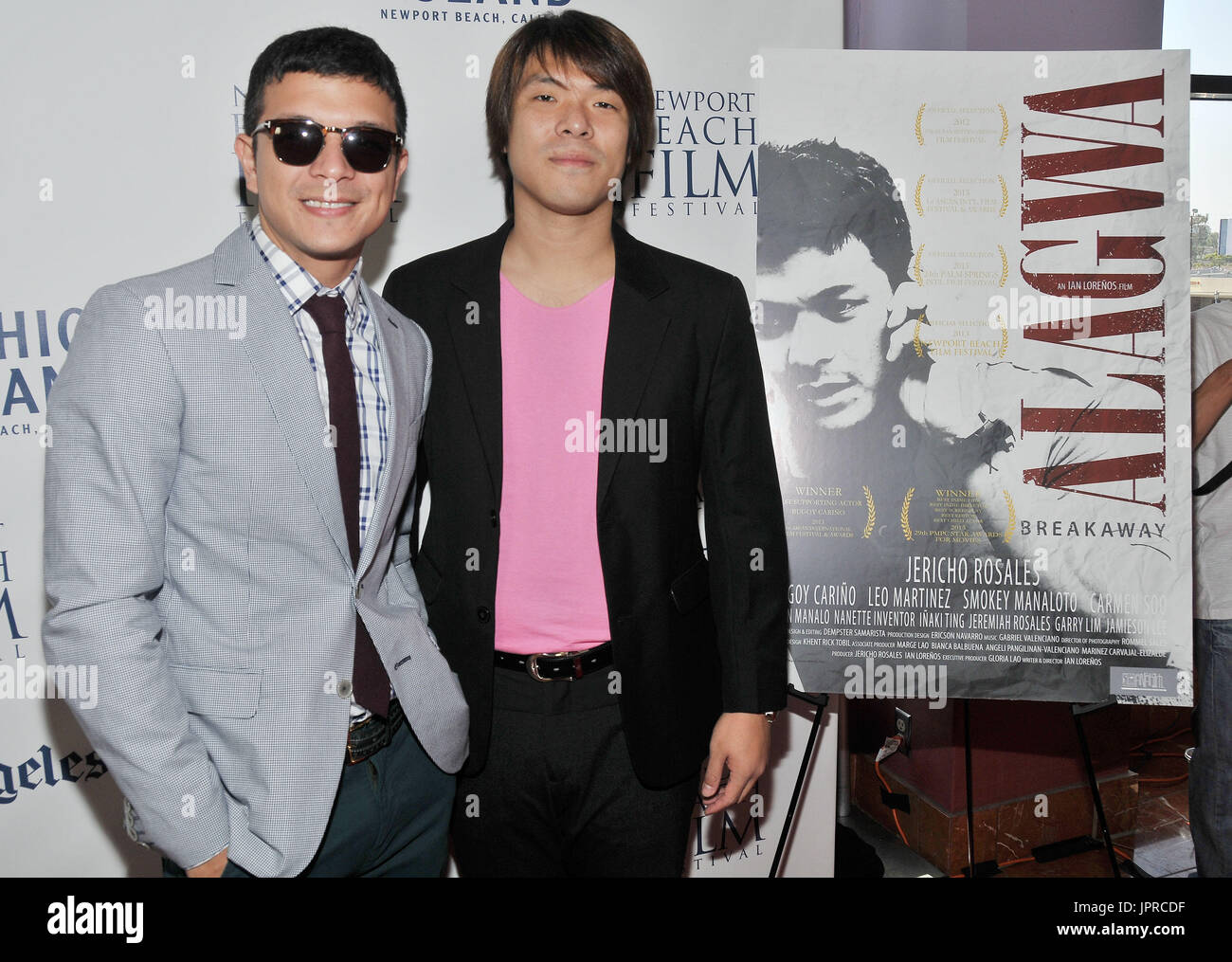 Actor Jericho Rosales & Director Ian Lorenos at the 2013 Newport Beach ...