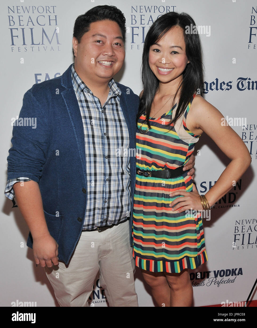 Jason Rogel & Sandy Yu at the 2013 Newport Beach Film Festival ...