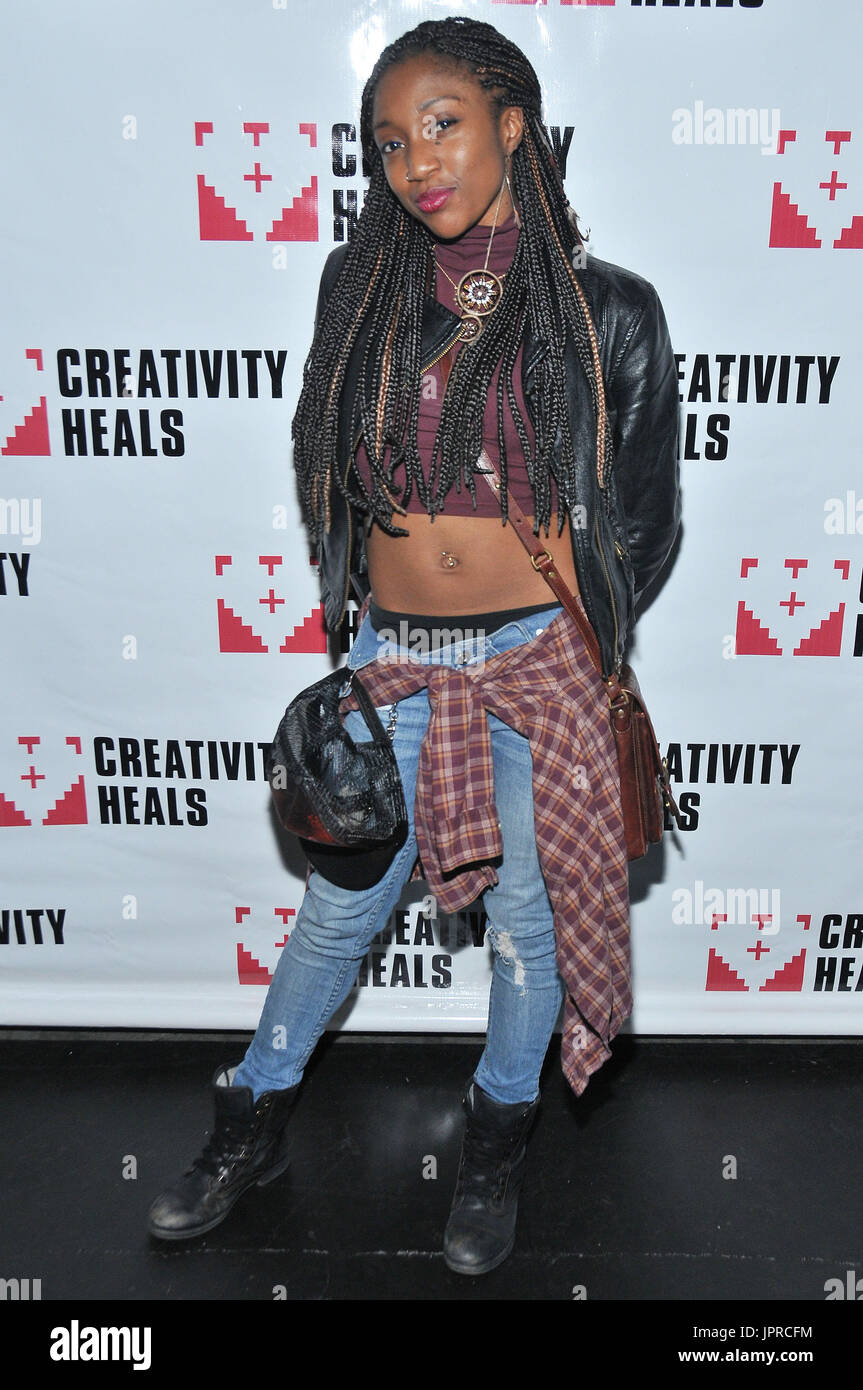 Comfort Fedoke at the Creativity Heals Launch Event & Fundraiser held ...