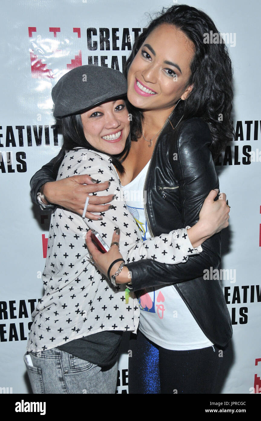 Jenny Kita & Jenilee Reyes at the Creativity Heals Launch Event ...